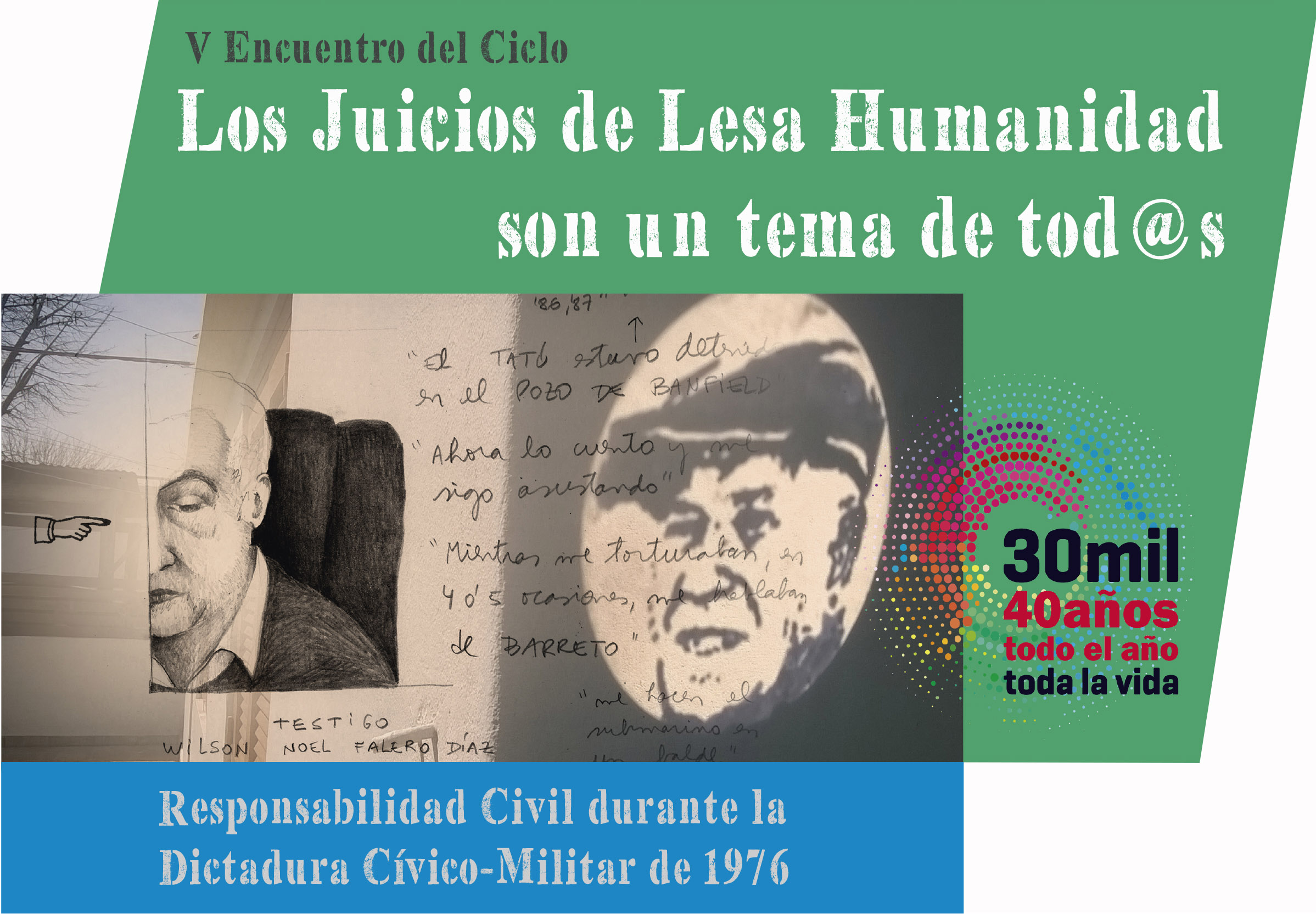 V Encuentro Del Ciclo “los Juicios De Lesa Humanidad Son Un Tema De