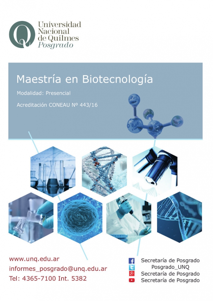 Maestría en Biotecnología - UNQ